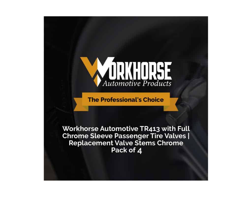 TR413 With Full Chrome Sleeve Passenger Tire Valves PACK OF 4 ...