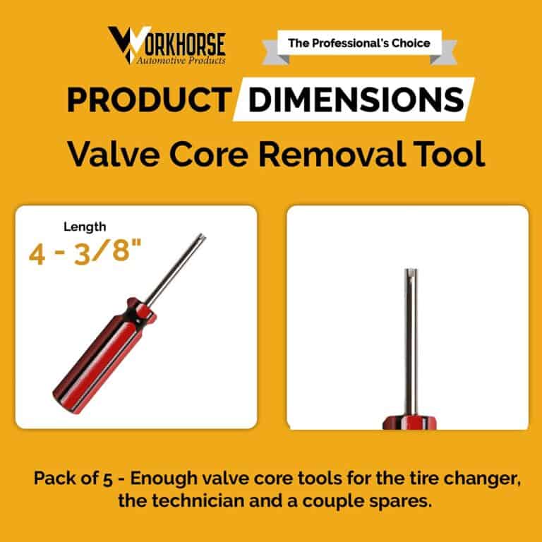 Premium Valve Core Removal Tool Pack Of 5 - Workhorse Automotive Products