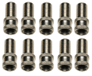 TR573 Truck Tire Valve Stems With Flow Through Caps. Pack Of 10 ...